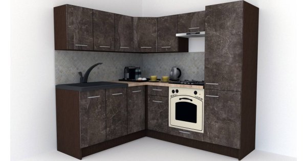 Bucatarii de colt JUNONA 180-210 | Mobila GENAROM ONLINE